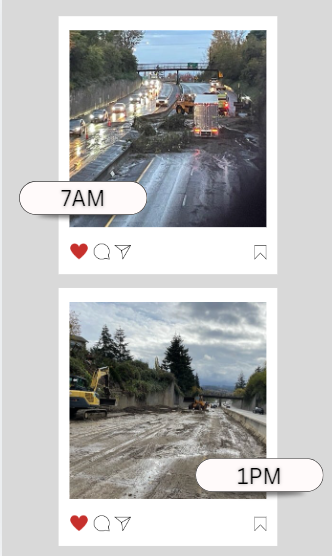 1 & 2 | Landslide Closes Bellingham Freeway – NW Fire Blog